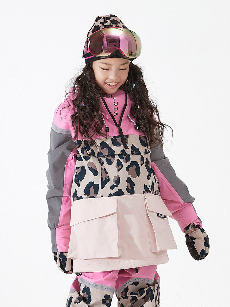 Vector Kids' Ski & Snowboard Jacket Anorak Snow Suit Waterproof Winter ...